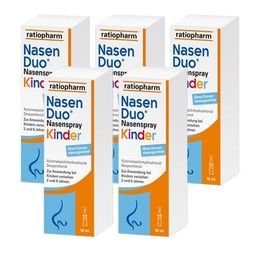 ratiopharm NasenDuo Nasenspray Kinder (5x10 ml) 50 ml