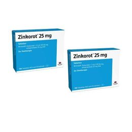 W&Ouml;RWAG PHARMA Zinkorot 25 mg Tabletten (2x100 St) 2 St