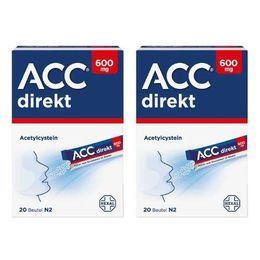 HEXAL&reg; Acc direkt 600 mg Pulver zum Einnehmen im Beutel Set (2x 20St) 2 St