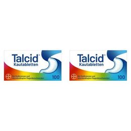 BAYER Talcid Kautabletten Doppelpackung (2x 100St) 2 St