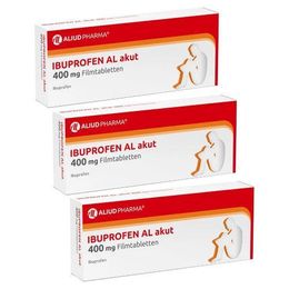ALIUD Ibuprofen Al akut 400 mg Filmtabletten bei akuten Schmerzen (3x20 St) 3 St