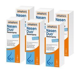 ratiopharm NasenDuo Nasenspray (6x 10ml) 60 ml