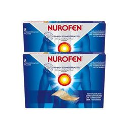 Reckitt Benckiser Deutschland GmbH 2x Nurofen 24-Stunden Schmerzpflaster 200 mg Doppelpackung 8 St
