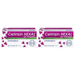 HEXAL&reg; Cetirizin HEXAL bei Allergien Doppelpackung (2x 100St) 200 St