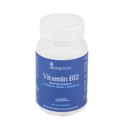 Biomenta Vitamin B12 500&mu;g+D3+Biotin+Fols&auml;ure Lut. 120 St