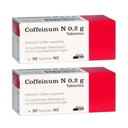 Coffeinum N 0,2 g Tabletten Doppelpackung 2x50 St