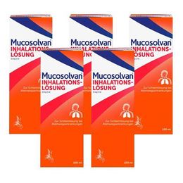Mucosolvan Inhalationsl&ouml;sung 15 mg Lsg.f.Vernebler (5x100 ml) 5 St