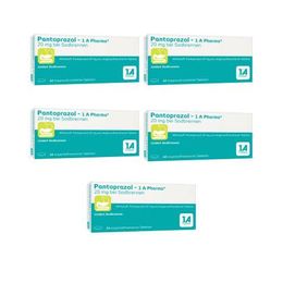 PANTOPRAZOL-1A Pharma 20mg Sodbrennen Tabletten (5x14St) 5 St