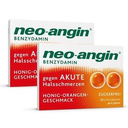 MCM KLOSTERFRAU Vertr. GmbH NEO-ANGIN Benzydamin akute Halsschmerz.Honig-Oran. Set (2x 20St) 2 St