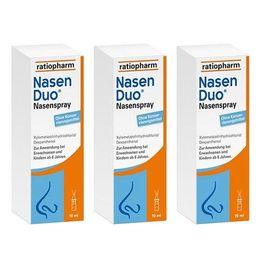 ratiopharm NasenDuo Nasenspray (3x 10ml) 30 ml