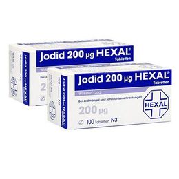 HEXAL&reg; Jodid 200 Hexal Tabletten (2x100 St) 2 St