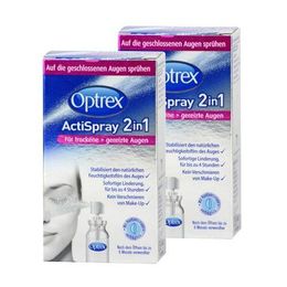 Reckitt Benckiser Deutschland GmbH Optrex ActiSpray 2in1 f.trockene+gereizte Augen Doppelpackung (2x10ml) 2 St