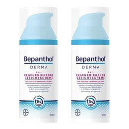 BAYER Bepanthol Derma regenerierende Gesichtscreme Doppelpackung (2x 50ml) 2 St