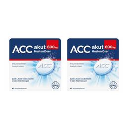HEXAL&reg; ACC akut 600 mg Hustenl&ouml;ser Doppelpackung (2x 40St) 80 St