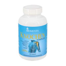 Biomenta Knochen Plus Vitamin D3 K2 MK7 Calcium 120 St