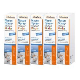 NASENSPRAY-ratiopharm Kinder kons.frei (5x10ml) 5 St