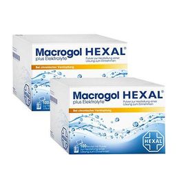 HEXAL&reg; Macrogol HEXAL plus Elektrolyte Set (2x 100St) 200 St