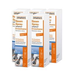 Nasenspray-ratiopharm Erwachsene (5x 10ml) 50 ml