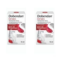 Reckitt Benckiser Deutschland GmbH Dobendan Direkt Flurbiprofen Spray 8,75mg/Dos.Mund Set (2x 15ml) 2 St