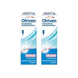 Otriven gegen Schnupfen 0,025% Nasentropfen Set (2x 10ml) 2 St