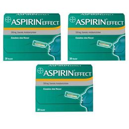 BAYER Aspirin Effect Granulat (3x20 St) 3 St