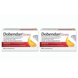 Reckitt Benckiser Deutschland GmbH Dobendan Direkt Flurbiprofen 8,75 mg Lutschtabl. Set (2x 24St) 2 St