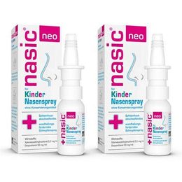 MCM KLOSTERFRAU Vertr. GmbH Nasic neo f&uuml;r Kinder Nasenspray Doppelpackung (2x 10ml) 2 St