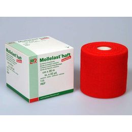 Lohmann & Rauscher Mollelast haft Binden latexfrei 8 cmx20 m rot 1 St