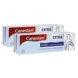 BAYER Canesten Extra Creme 10 mg/g Doppelpackung (2x 50g) 2 St