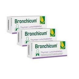 MCM KLOSTERFRAU Vertr. GmbH 3x Bronchicum Thymian Lutschtabletten 50 St