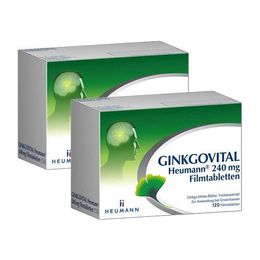 2x Ginkgovital Heumann 240 mg Filmtabletten 120 St
