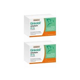 2x GINKOBIL-ratiopharm 40 mg Filmtabletten 120 St