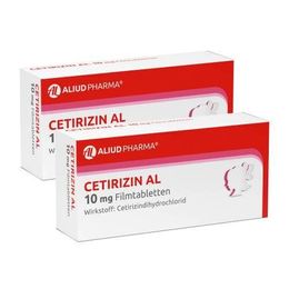 ALIUD Cetirizin Al 10 mg Filmtabletten Doppelpackung 2x100 St