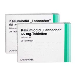 Kaliumiodid Lannacher 65 mg Tabletten (2x20 St) 2 St