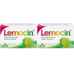 STADA Lemocin gegen Halsschmerzen Lutschtabletten Set (2x 50St) 2 St