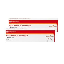 ALIUD 2x Diclofenac Al Schmerzgel 10 mg/g Doppelpackung 150 g