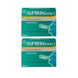BAYER Aspirin Effect Granulat Doppelpackung (2x 20St) 2 St