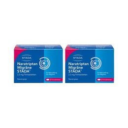Naratriptan Migr&auml;ne STADA 2,5 mg Filmtabletten Set (2x 2St) 2 St