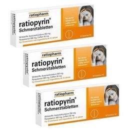 ratiopharm Ratiopyrin Schmerztabletten (3x20St) 3 St