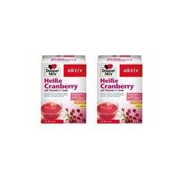 Queisser Doppelherz hei&szlig;e Cranberry m.Vit.C+Zink Granulat (2x10 St) 20 St