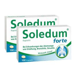 MCM KLOSTERFRAU Vertr. GmbH Soledum Kapseln forte 200 mg Doppelpackung (2x 100St) 2 St