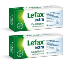 BAYER Lefax extra Kautabletten Doppelpackung (2x 50St) 2 St