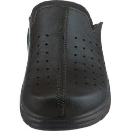 CR&Eacute;ATION L Herren Pantoffel mit Perforation schwarz Gr&ouml;&szlig;e 40