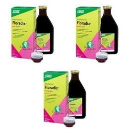 Salus Floradix mit Eisen L&ouml;sung zum Einnehmen (3x700ml) 3 St