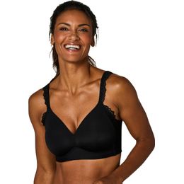Naturana Damen Schalen-BH ohne B&uuml;gel schwarz Gr&ouml;&szlig;e 75B