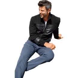 Marco Donati Herren Fleecejacke mit 4 Taschen schwarz Gr&ouml;&szlig;e 48/50