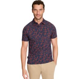 Marco Donati Herren Kurzarmshirt mit Allover-Print dunkelblau-bedruckt Gr&ouml;&szlig;e 60/62