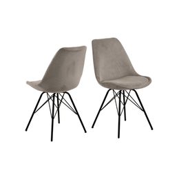 ebuy24 Esszimmerstuhl Eris Beige 2er Set | Gr.: onesize