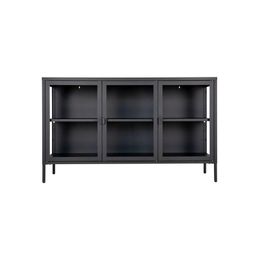 ebuy24 Sideboard Brisbane Schwarz 140 x 40 cm | Gr.: onesize