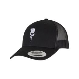 Mister Tee Cap "Rose Retro Trucker" in Schwarz | Gr.: onesize